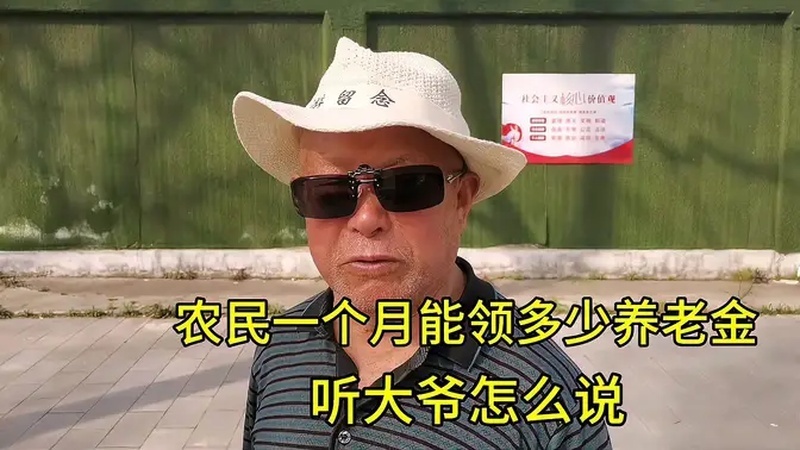 农民一个月能领多少养老金听大爷怎么说