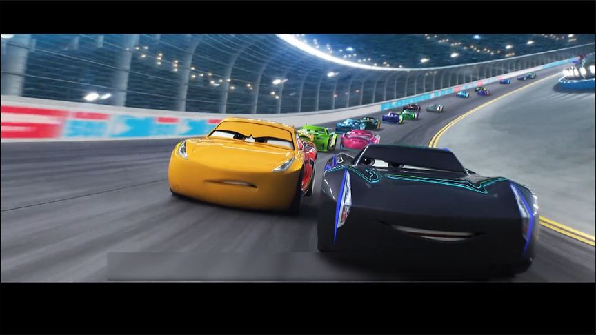 赛车总动员第3/3集 酷姐代替麦昆一雪前耻,夺得冠军