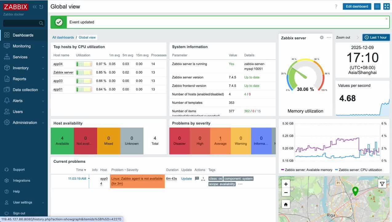 2 分钟运维监控系统 Zabbix 7极简部署教程