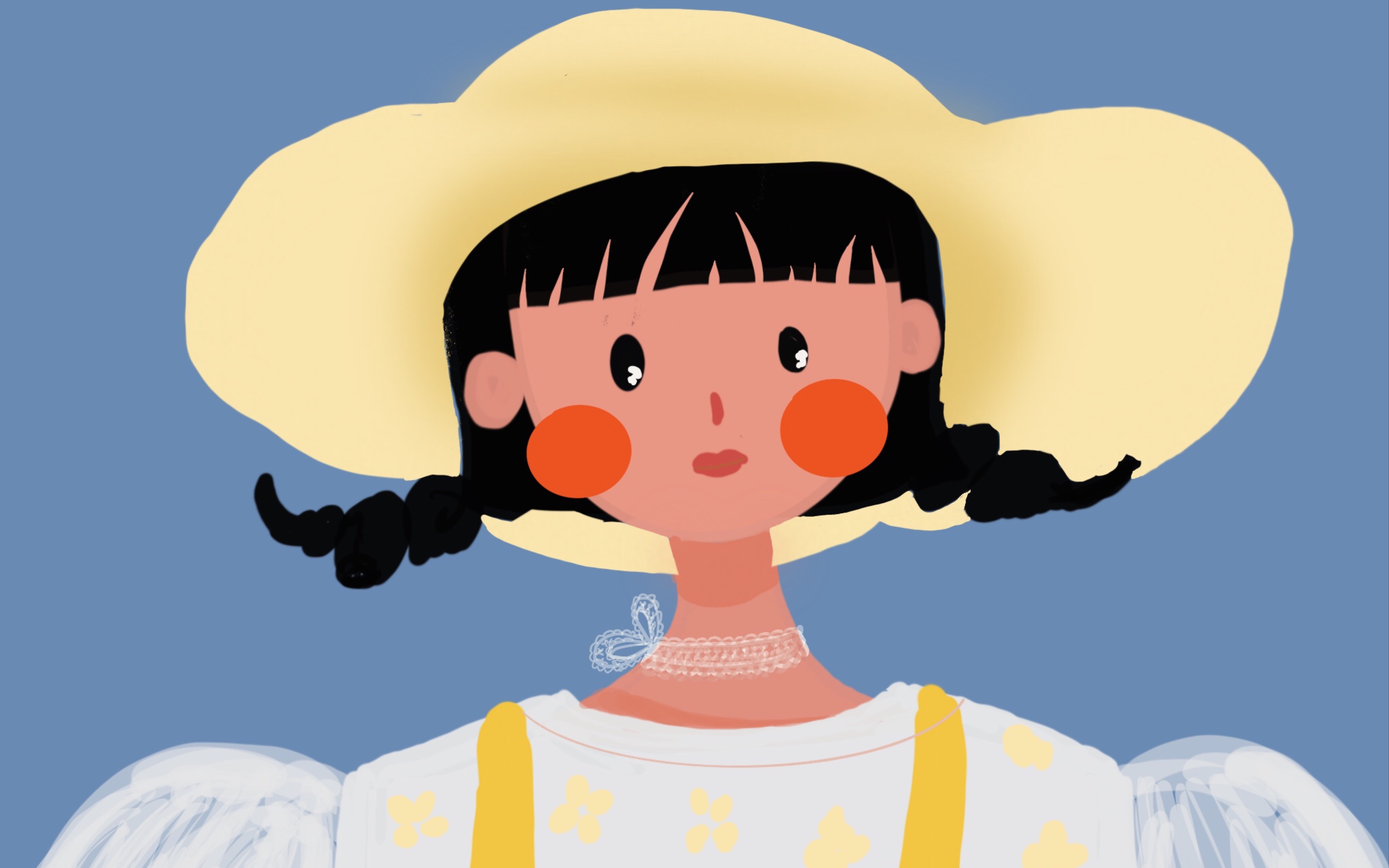 零基础小白教程学绘画跟着博主画插画