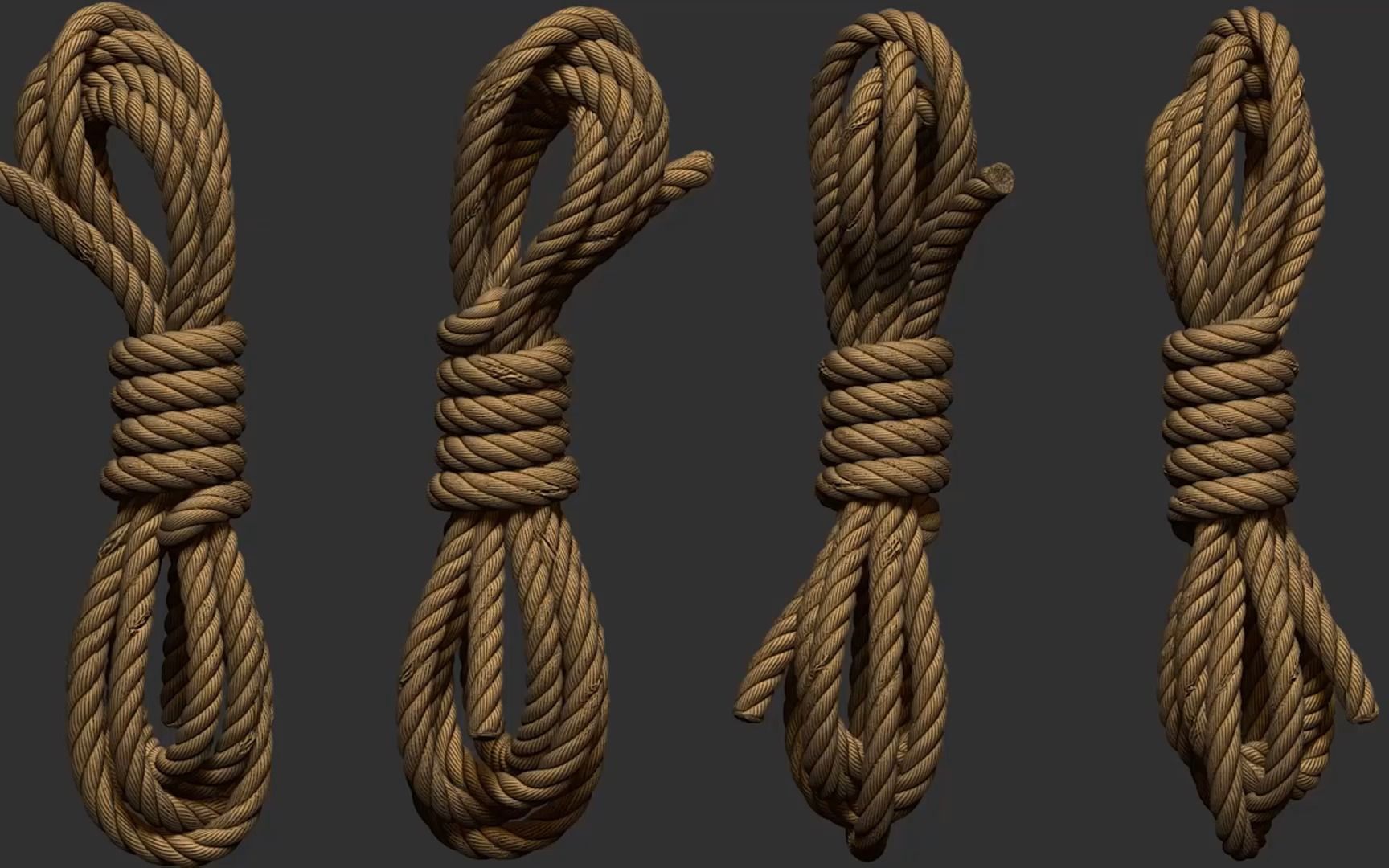 绳索束建模流程,让3d建模新手从入门到放弃