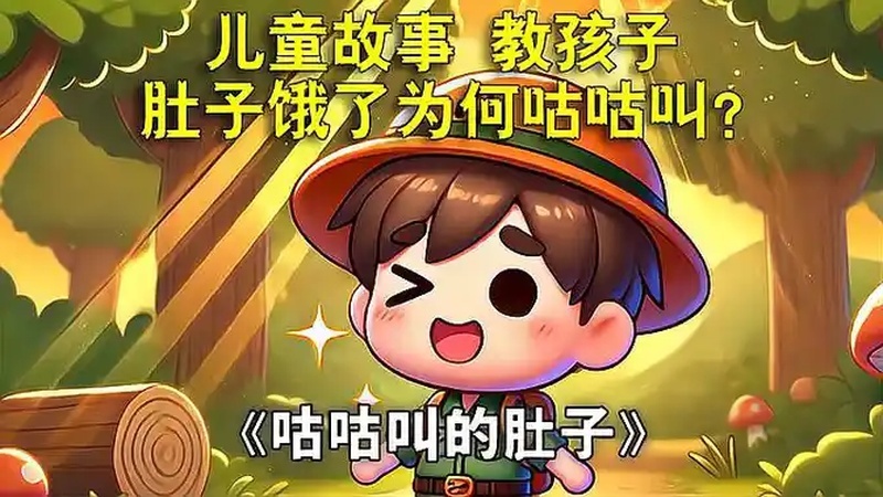 儿童生活故事《咕咕叫的肚子》肚子饿了为何咕咕叫