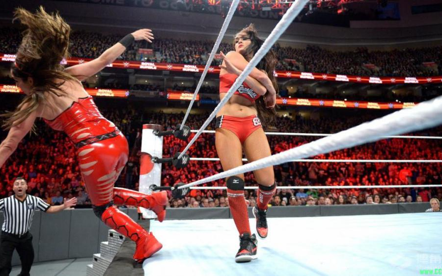 【WWE2K19】2019年女子皇家大战模拟,女人打架就是真实!揪头发,大...