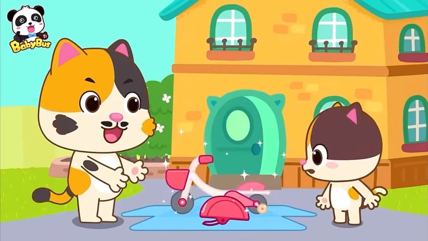 ߐ�动画儿歌:如何学习骑自行车ߚ�?跟着小猫以及它的伙伴学习吧～