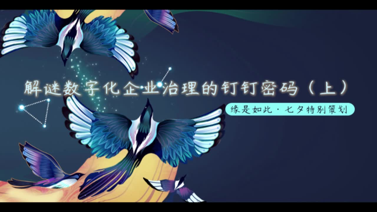 解谜数字化企业治理的钉钉密码(上)