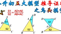 什么叫鸟头模型?小升初奥数重要知识点共角模型的推导证明,磨刀不误...