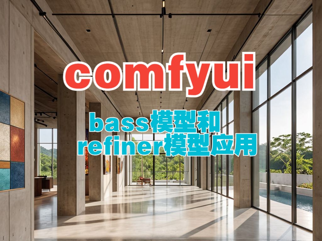【Ai绘图Comfyui系列课】第八课 comfyui 建筑景观室内城规专题系列...