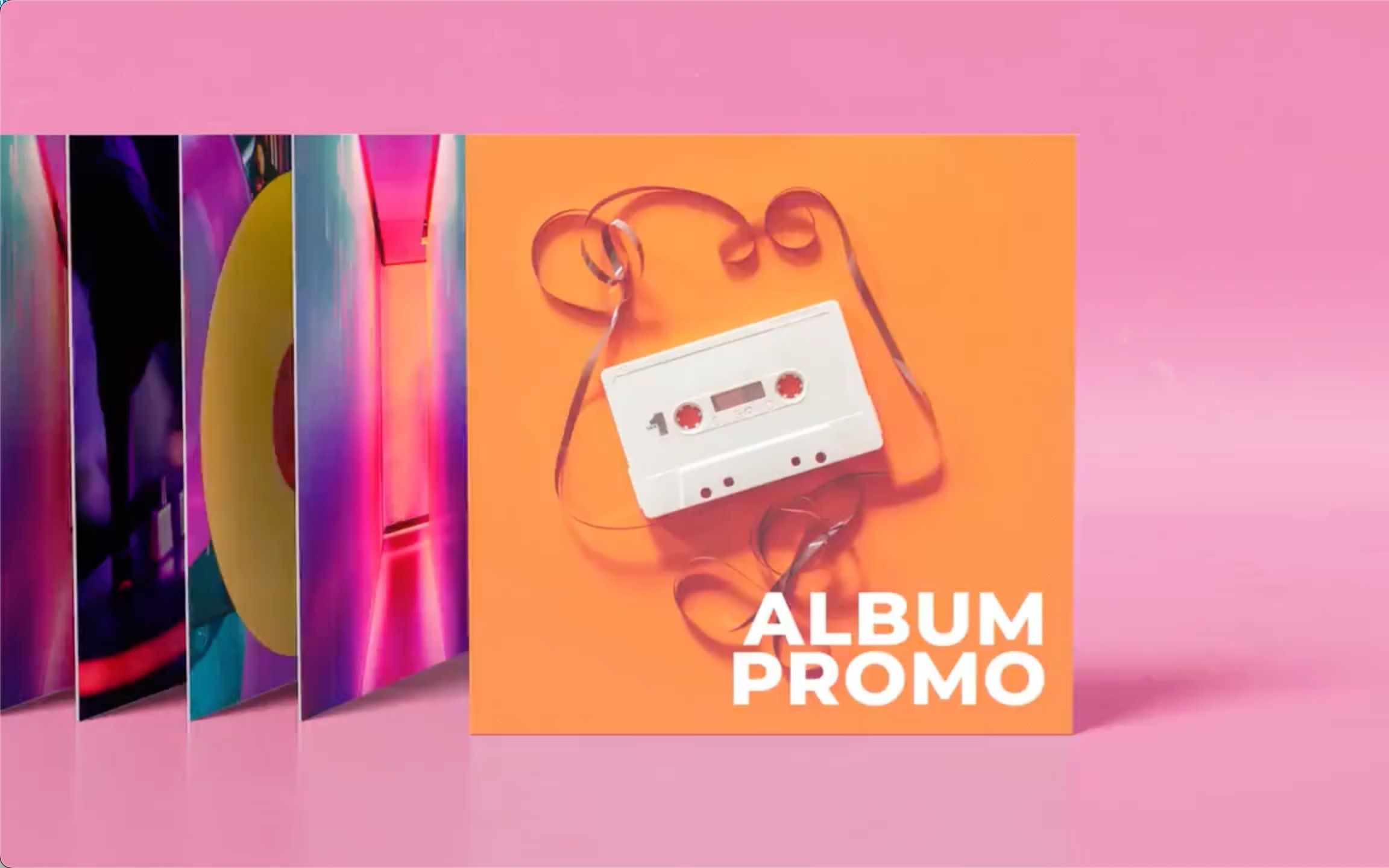 3D 相册样机PR模板