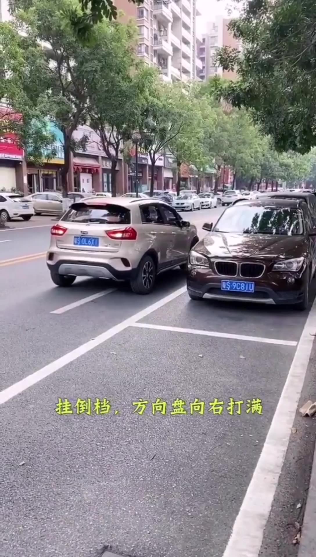 现实版侧方位停车