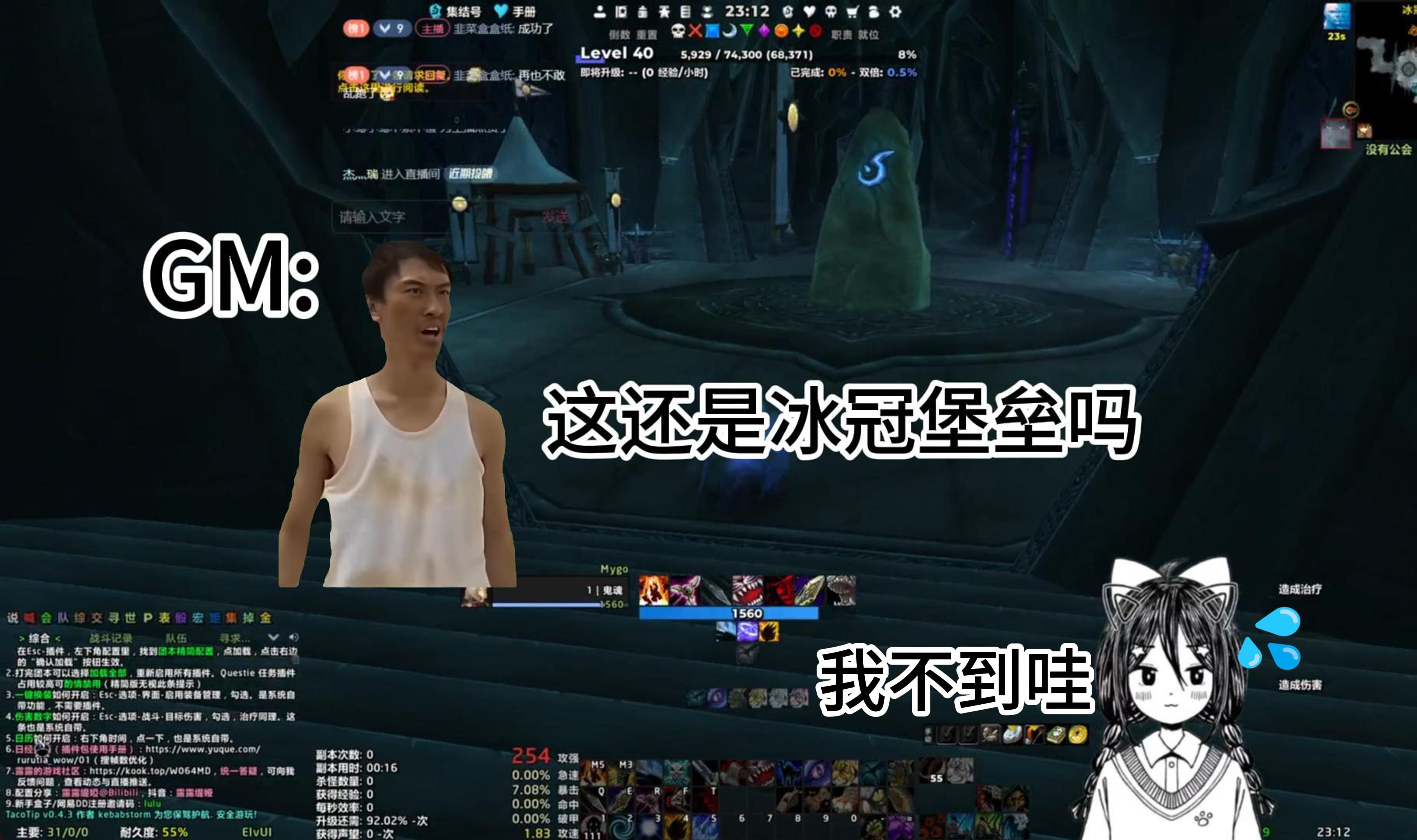 原来他们说的卡进冰冠堡垒的人是你啊