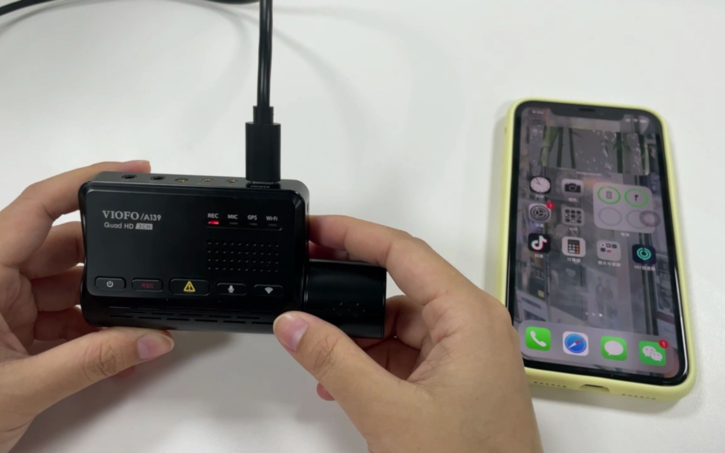 VIOFO a139行车记录仪连接手机APP教程