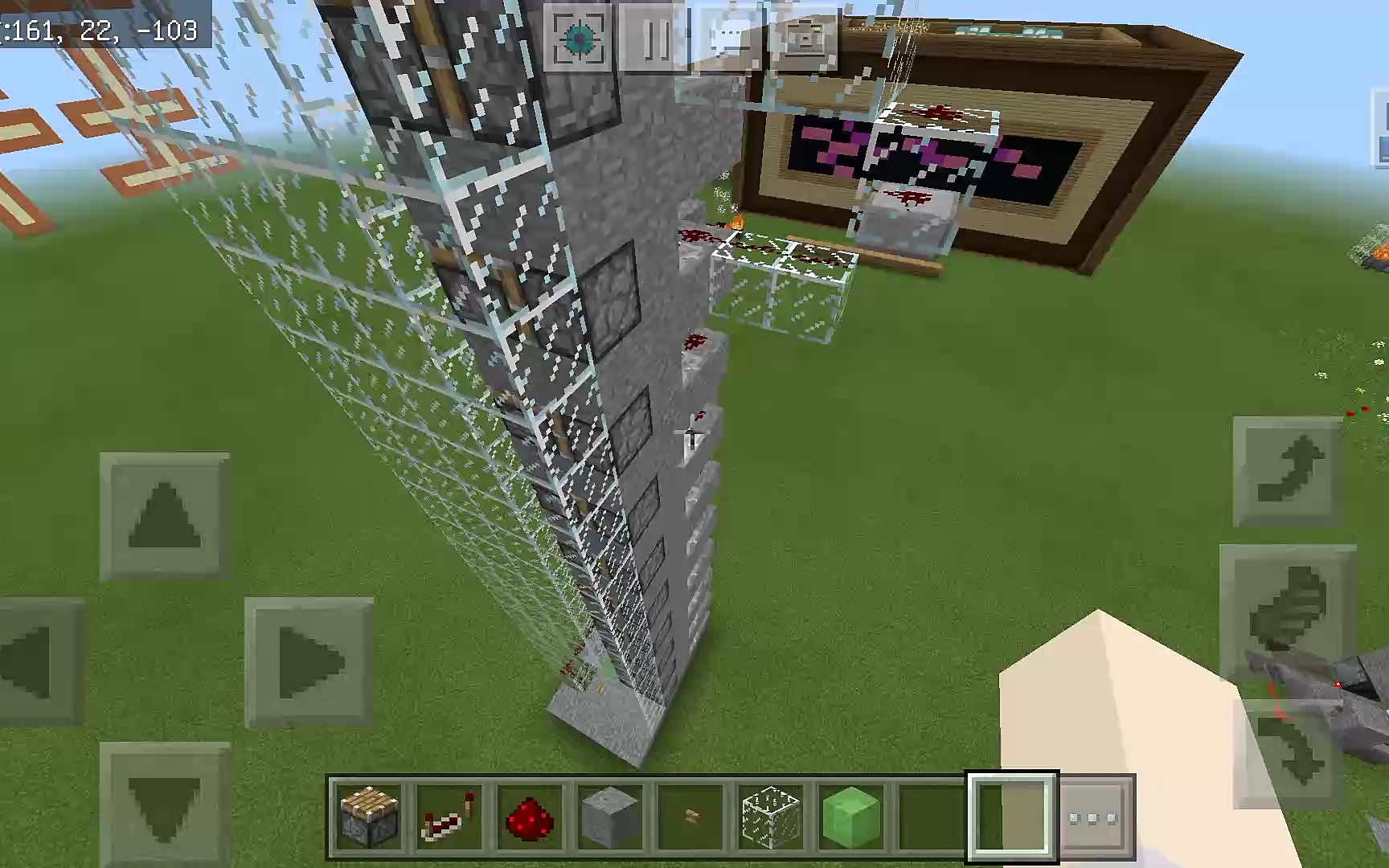 《我的世界》PE超简活塞高速电梯,简单耗材少[展示+教学]