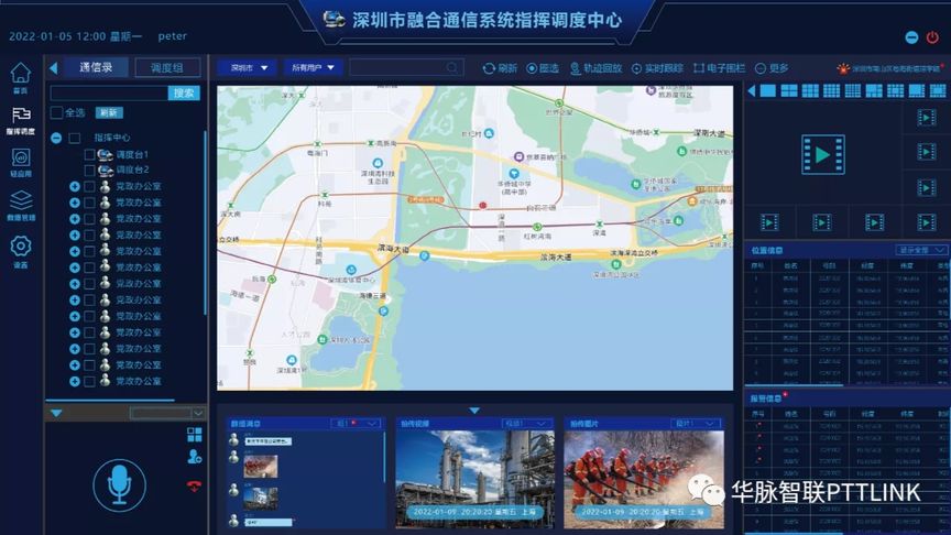 音视频融合通信指挥调度系统#