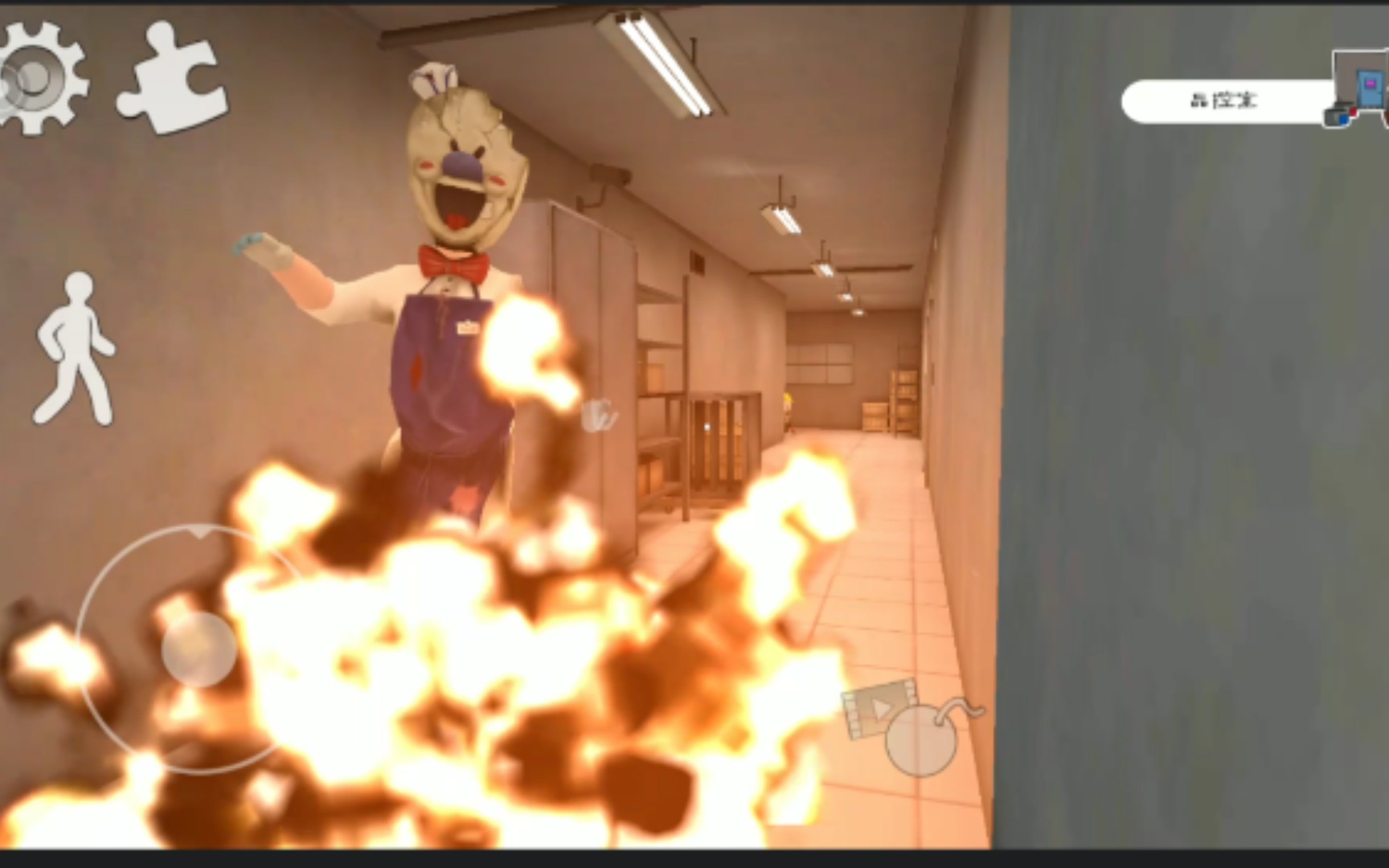 恐怖冰激淋第四代,容易难度一命通关,让罗德知道我也是可以一打五的...