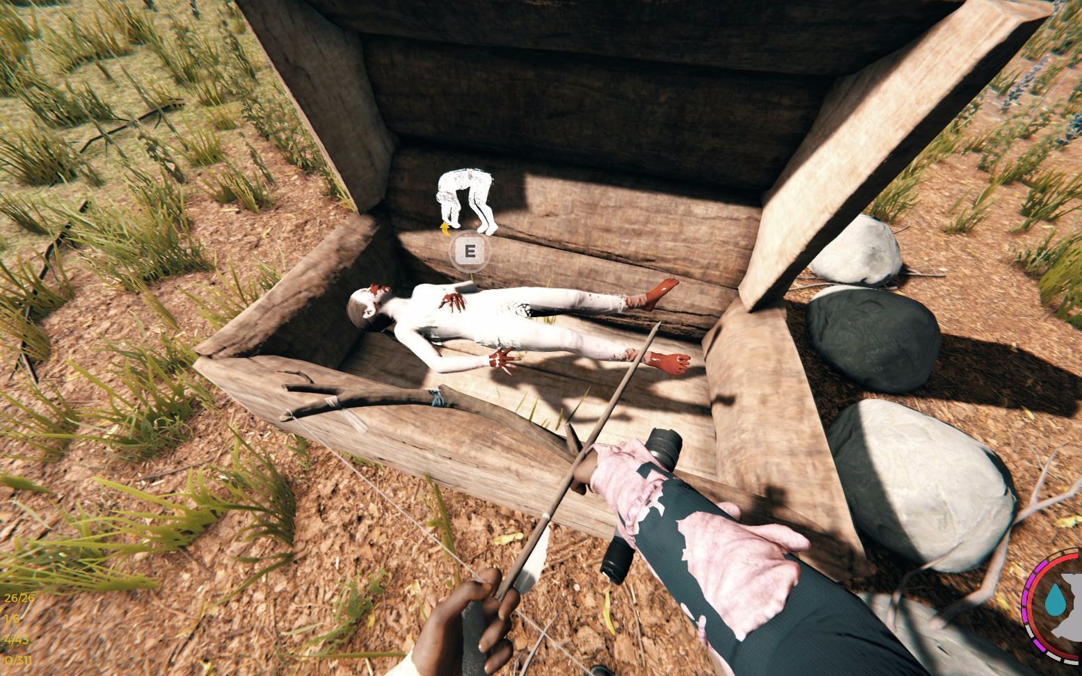 《森林》的小女孩被我带回家了并且放进了棺材里