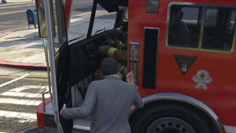 GTA5故事模式,任务:消防车(FIB前置)