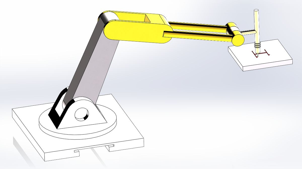 SOLIDWORKS动画制作~工业机器人刻字