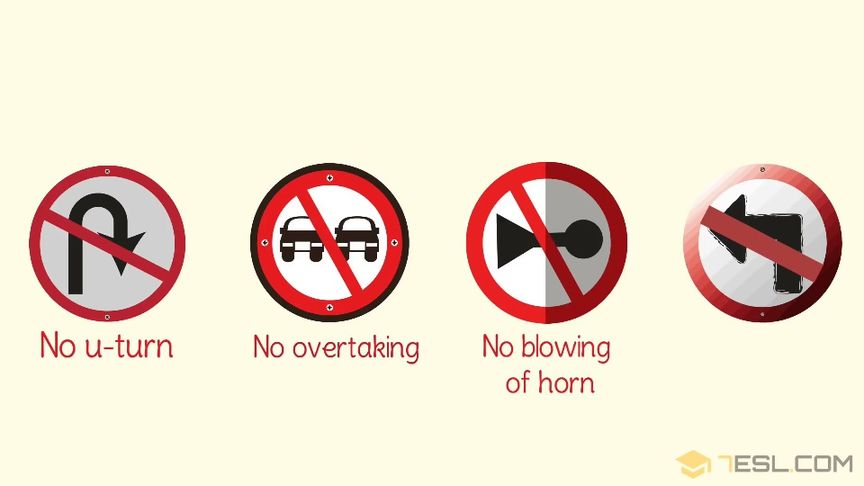 看图学英语——交通标志汇总