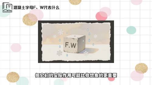 混凝土标号F和W暗藏玄机?选错小心房子"未老先衰"!
