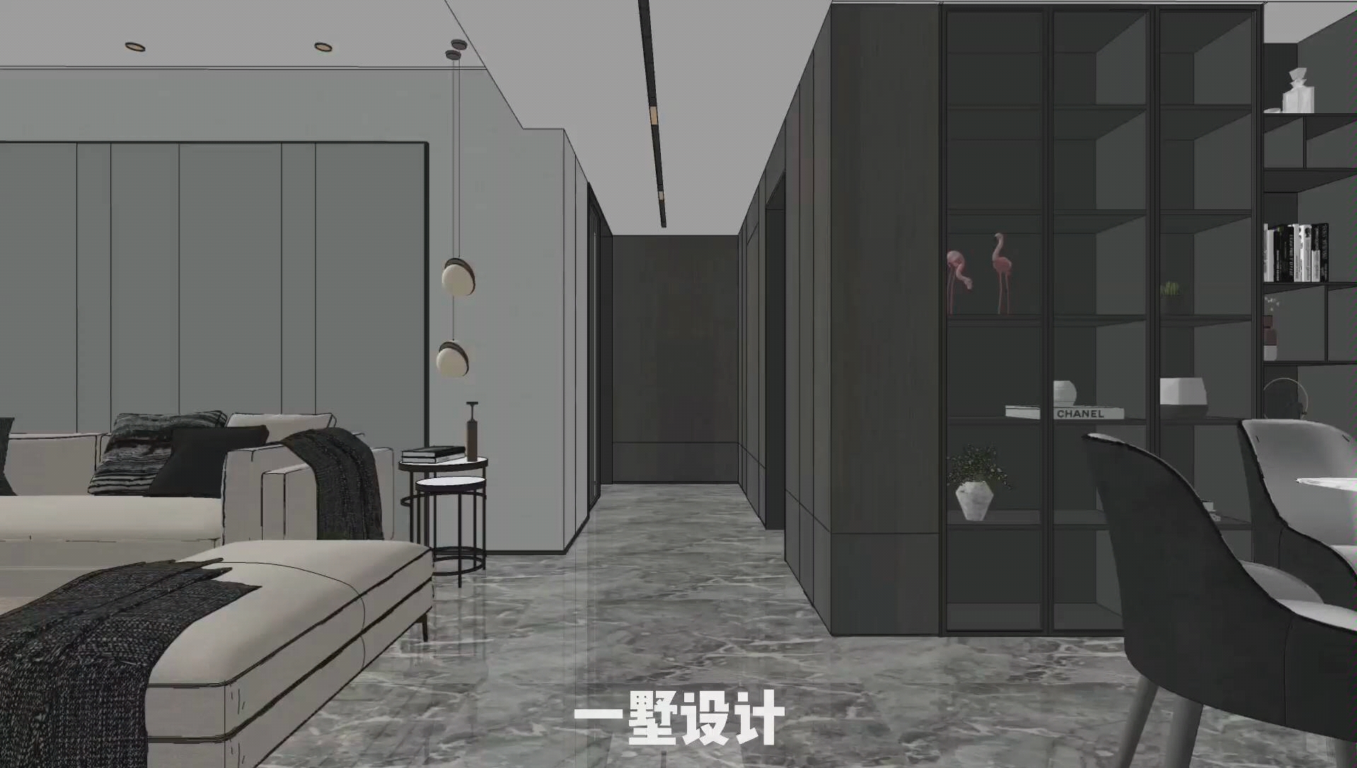 sketchup室内设计漫游动画_工作日常