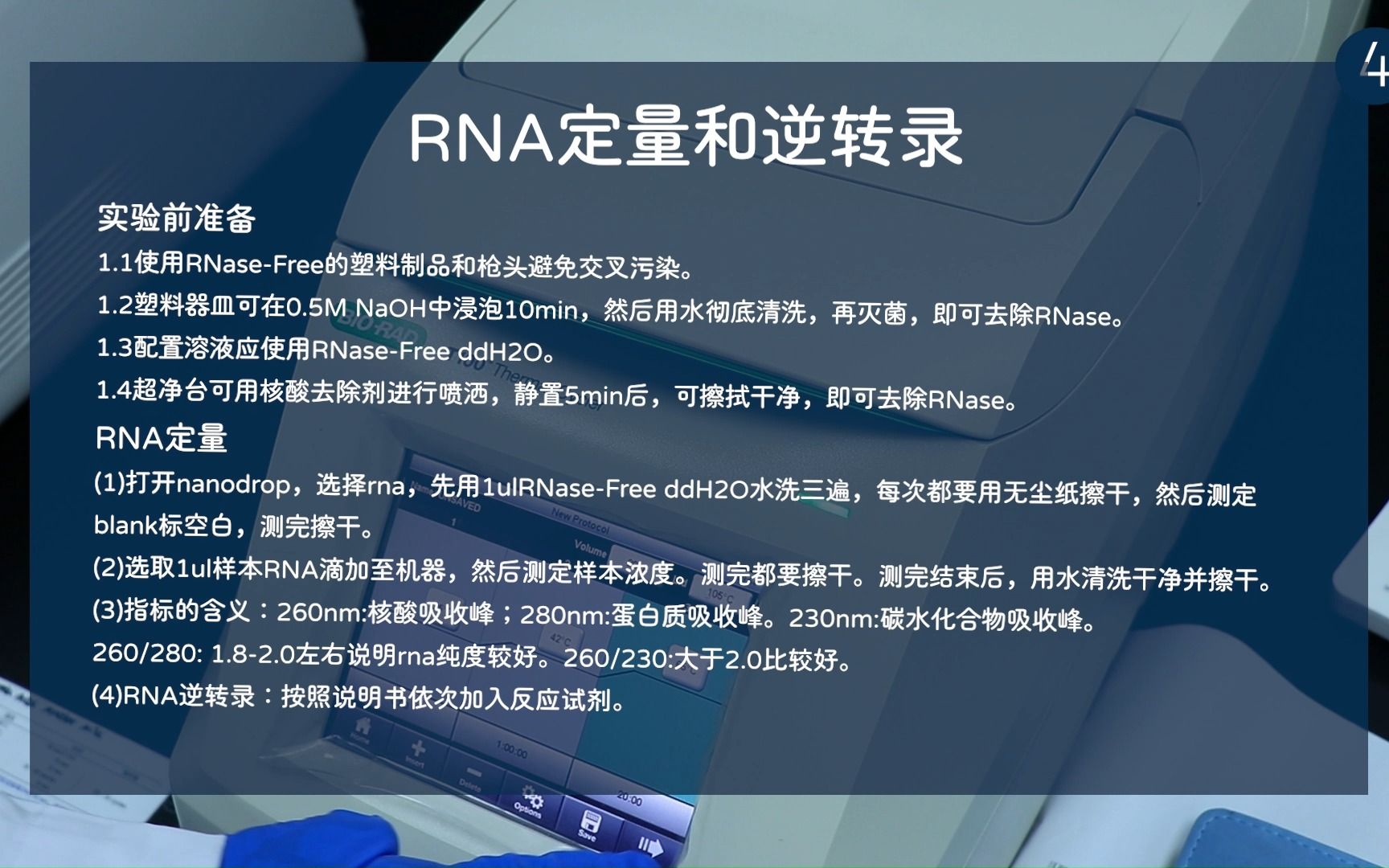 RNA定量和逆转录