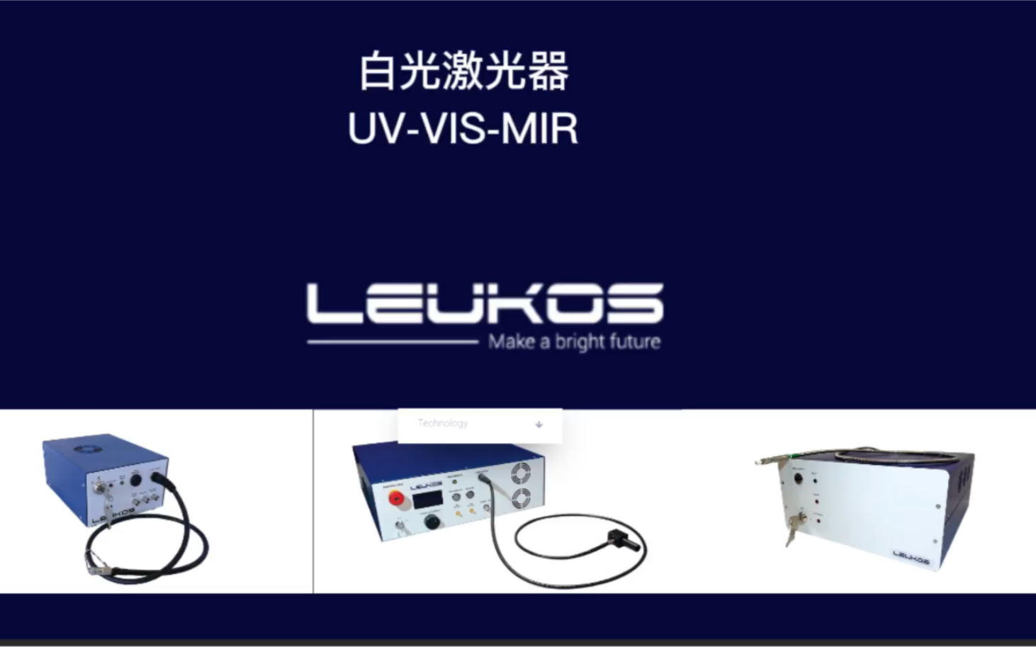 中功率白光激光器
