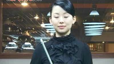 晓婷教你打台球初级教程2_角度球的瞄准方法
