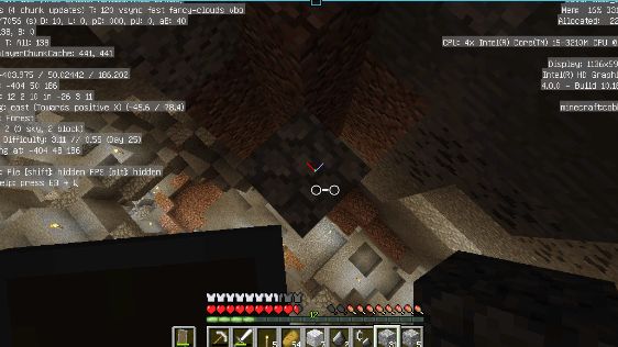 nor叔 我的世界萌新生存 08 赶紧去捡回装备,继续探索巨大矿洞