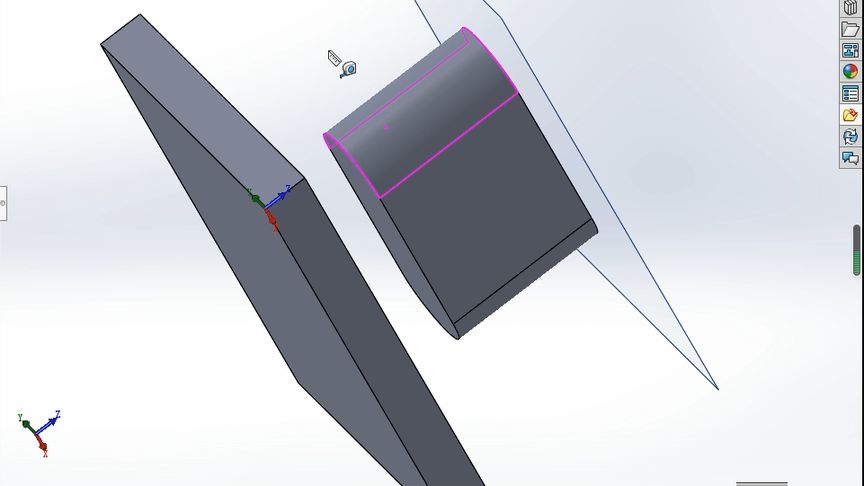 solidworks拉伸到指定面指定距离命令
