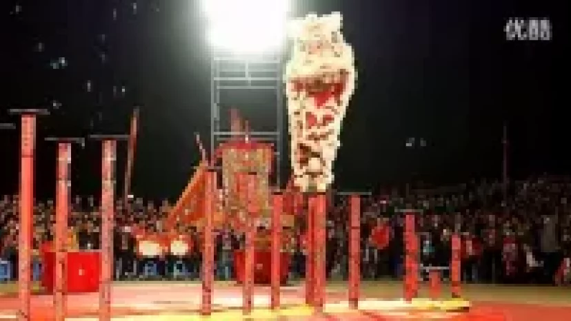 2014年全国舞狮大赛规定套路荣获冠军视频 舞狮表演电话:13620211001