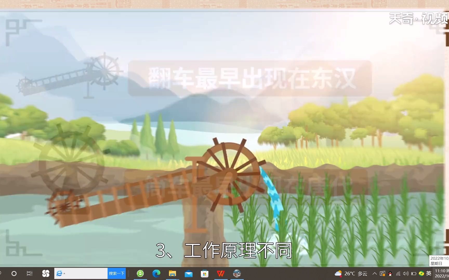 灌溉农具——翻车与筒车的区别