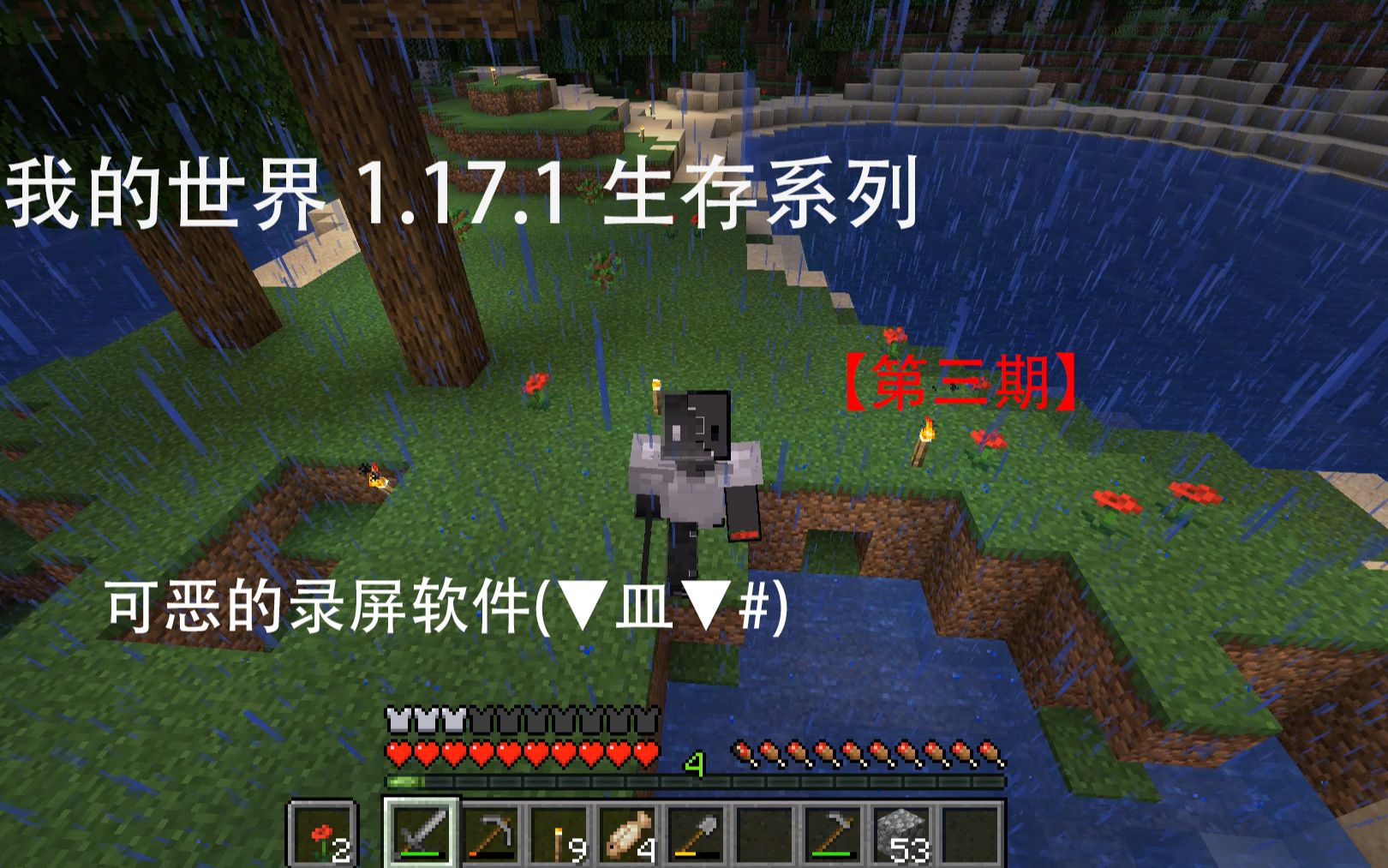我的世界1.17.1生存系列 【第三期】 可恶的录屏软件(▼皿▼#)