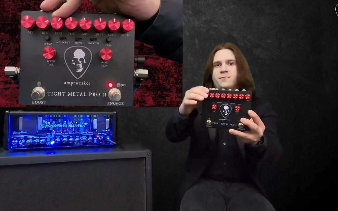Amptweaker Tight Metal Pro II 重金属落地式前级DI单跨效果器