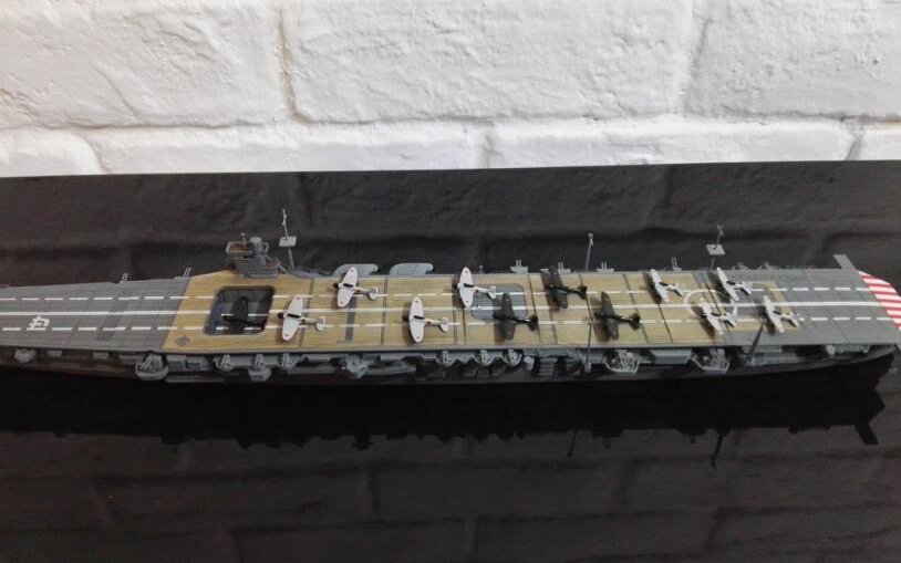 【模型制作】旧日本海军苍龙号航空母舰建造目(直做+栏杆PE)(青岛社...