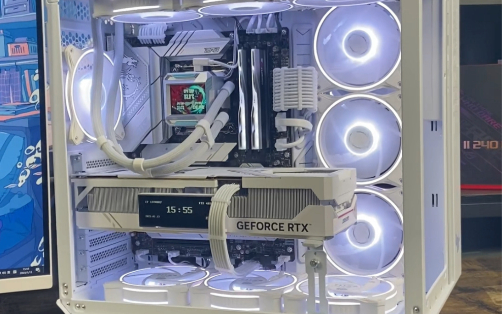 华硕TUF GT502弹药库纯白海景房主机分享!