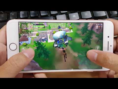 在iPhone8 Plus上测试游戏FortniteMobile