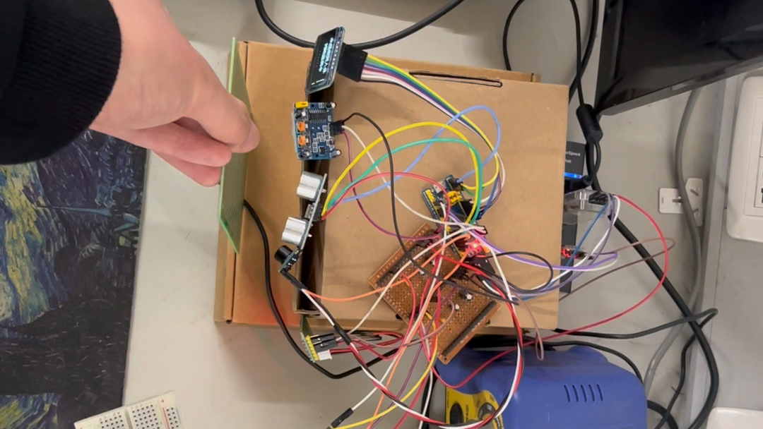 毕设-手部消毒机-散装状态系统测试