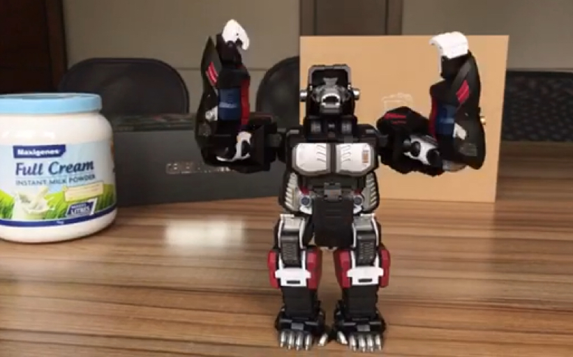 定格动画 机械猩猩队长变身