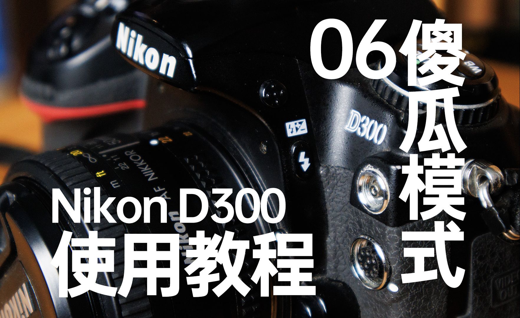尼康D300使用教程06——利用P档+ISO AUTO开启无需调整曝光参数...