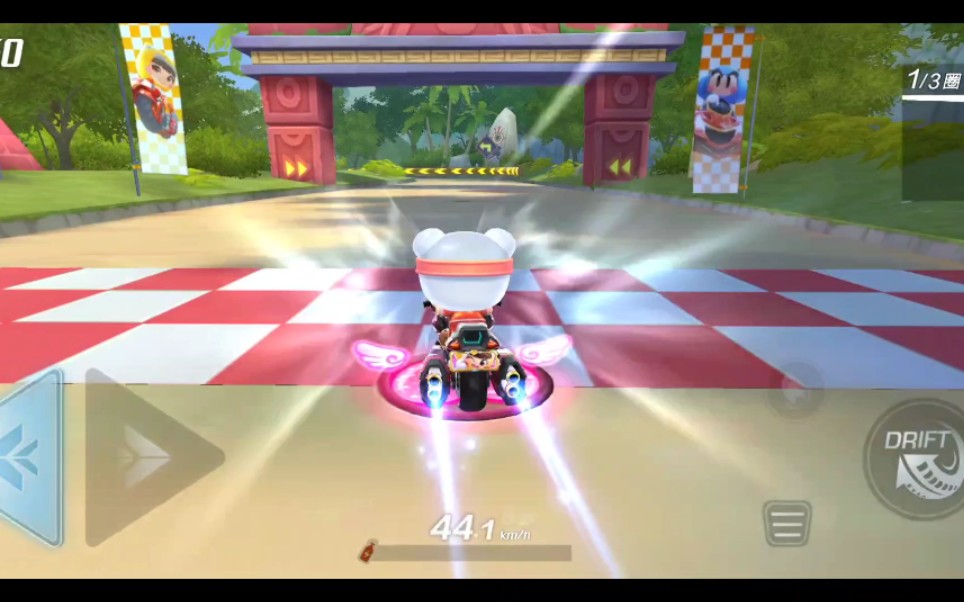 「跑跑手游」森林木桶 1分29秒 猎鹰