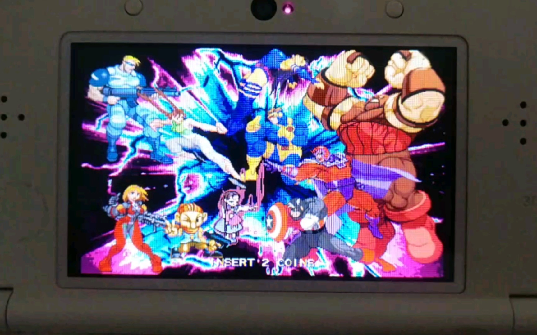 3DS完美运行街机游戏 CPS2基板上的MARVEL VS CAPCOM