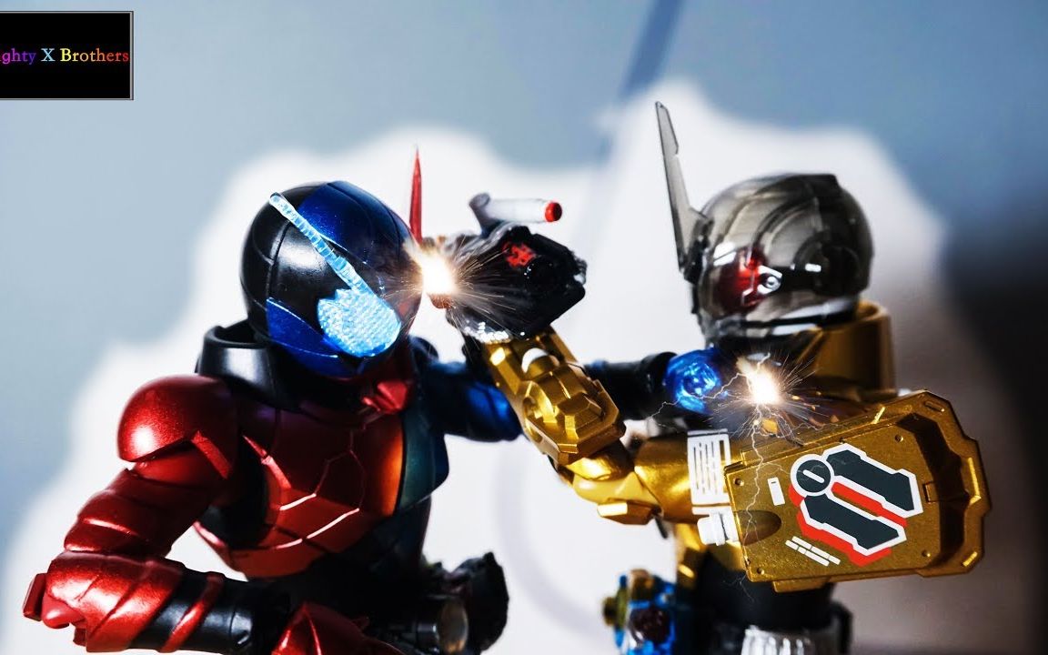 【定格动画】假面骑士Build VS 假面骑士Grease/战兔大战一海 Part 1