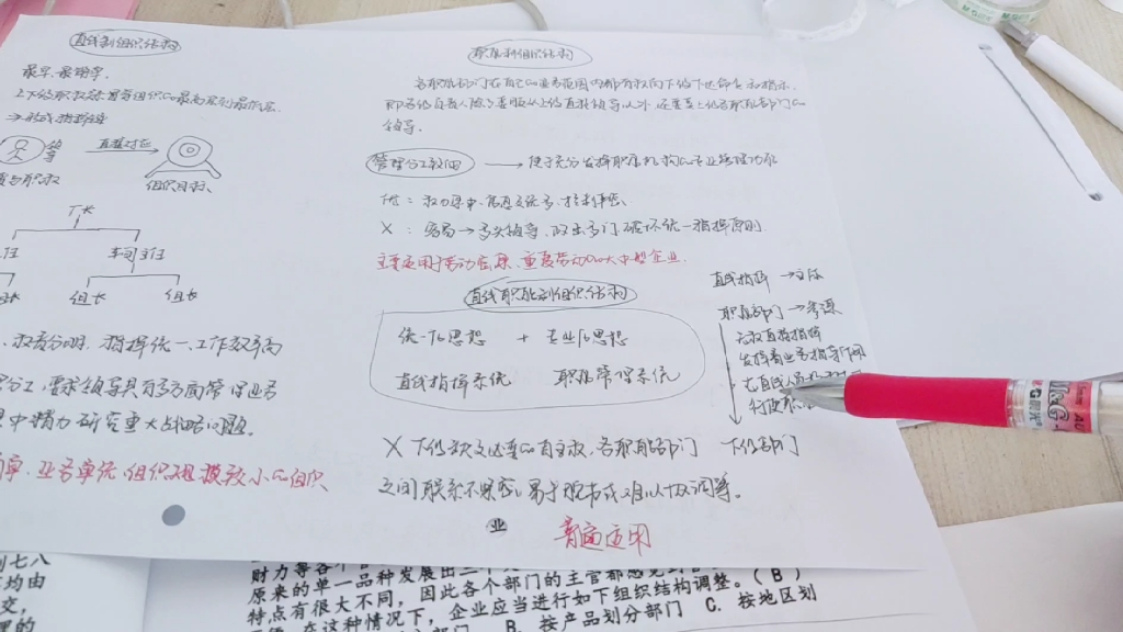 五大组织结构的!分析