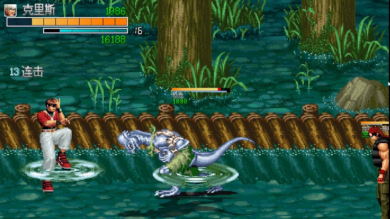 mugen横版闯关拳皇之时空大乱斗2020 可以变大蛇的克里斯闯关测试