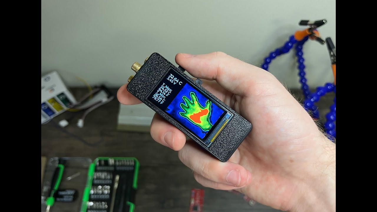 开源热成像仪演示!| STM32 + MLX90640 | OpenTemp