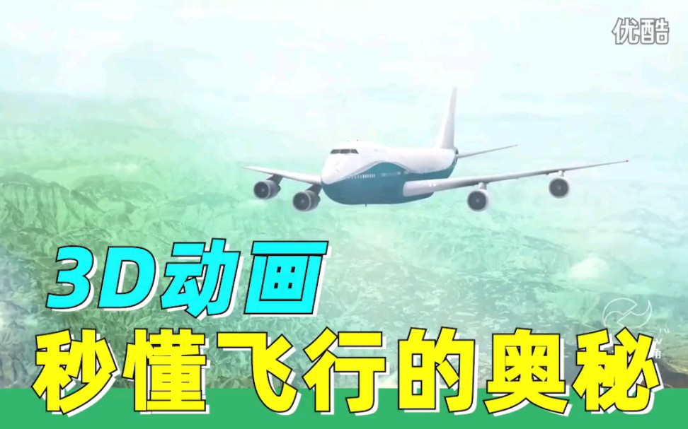 3D动画让你秒懂飞机的飞行原理