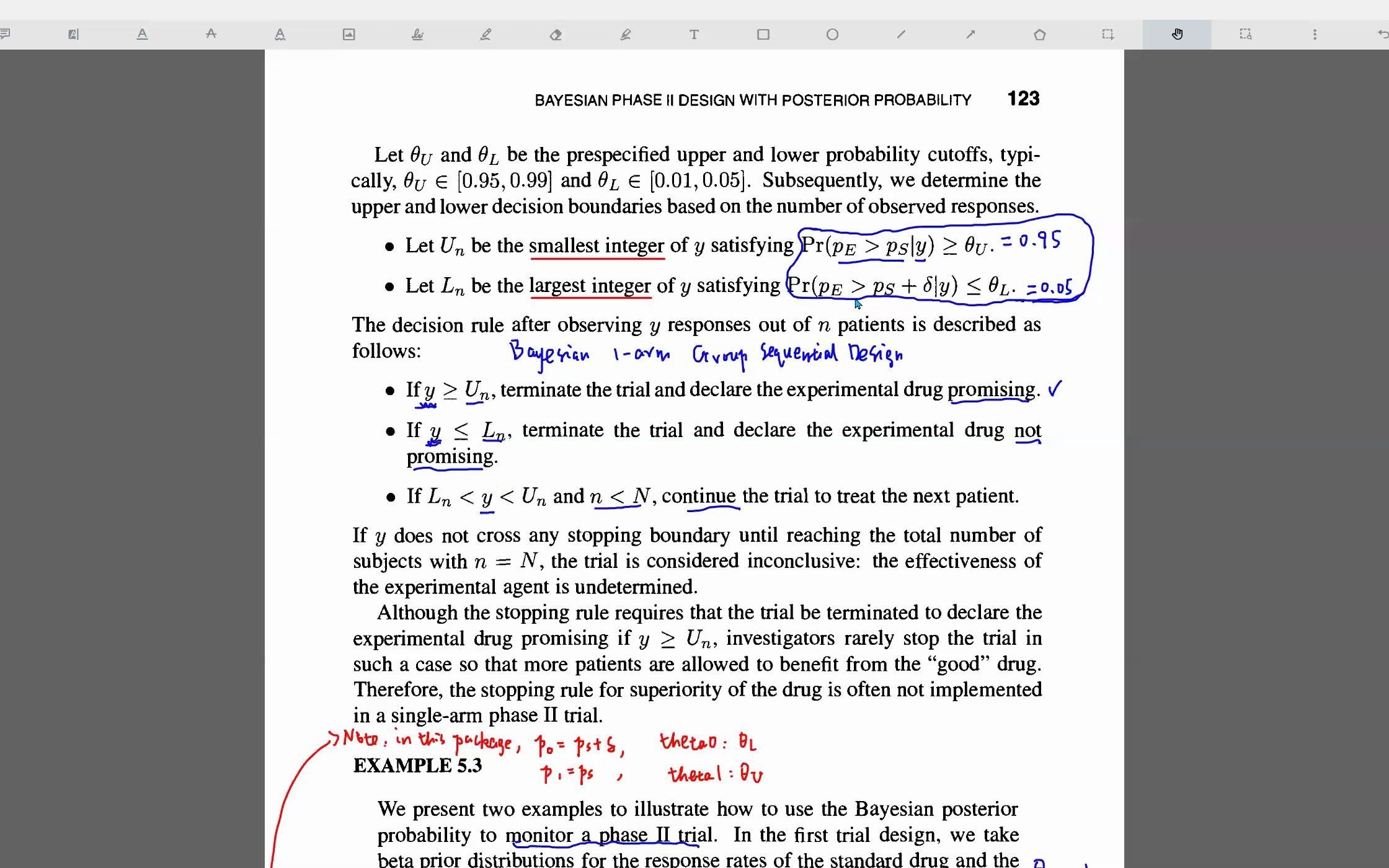 贝叶斯二期设计知识补丁--基于预测概率的设计