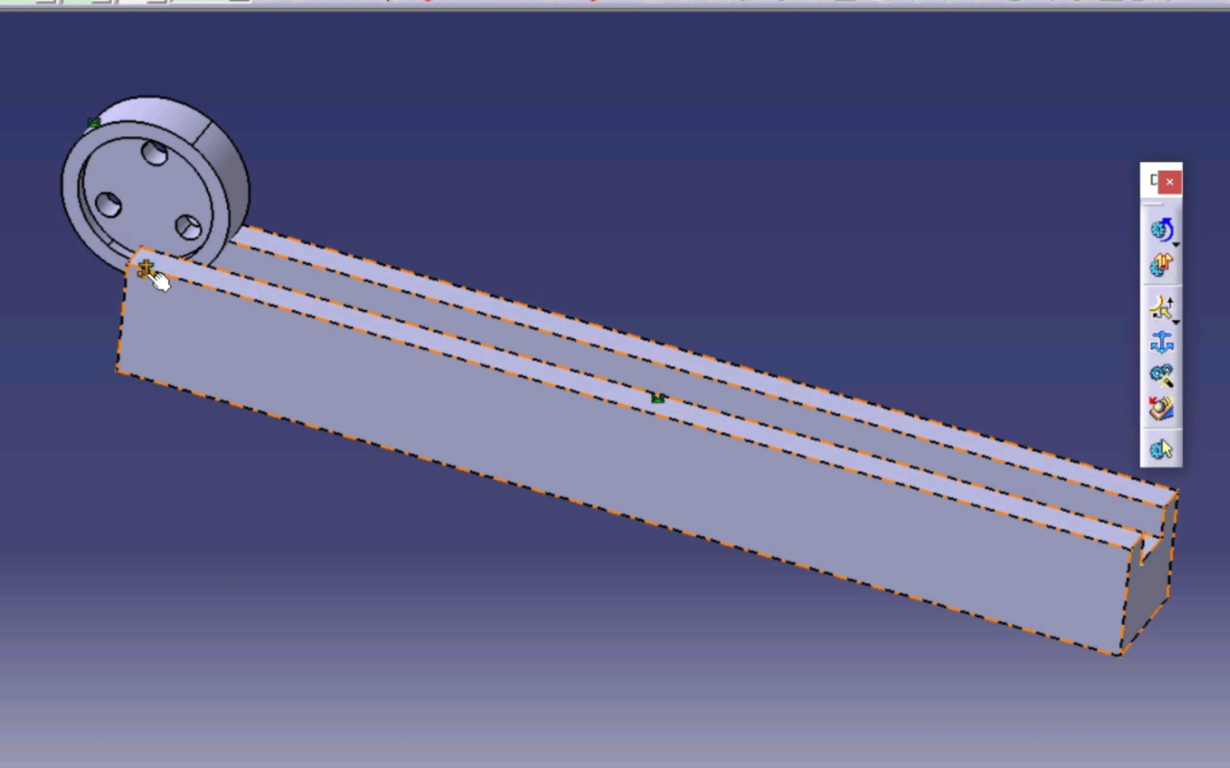 catia运动仿真——滚动曲线接合