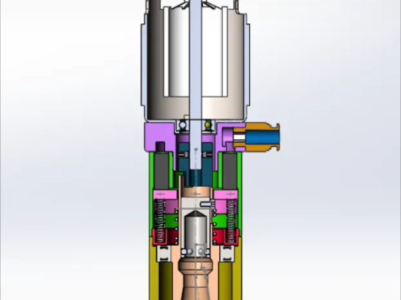 电机驱动数控主轴旋转刀具夹紧装置设计二三维模型图纸