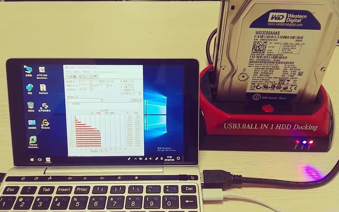 GPD Pocket 2 外部存储设备读写速度测试